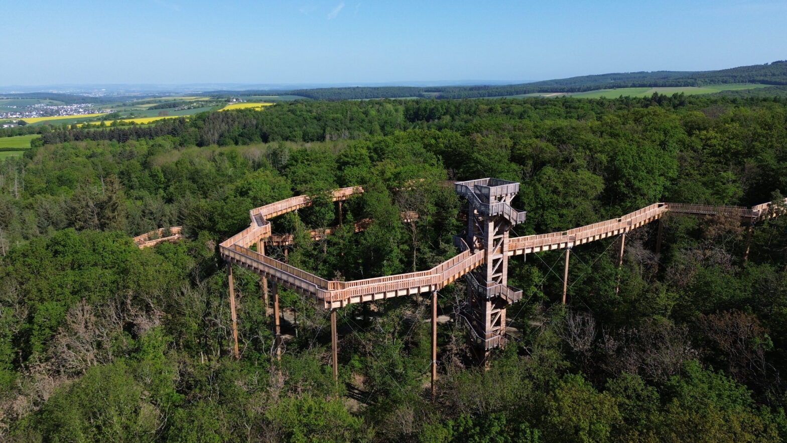 Baumwipfelweg Bad Camberg, 800 Meter lang, 28 Meter hoch